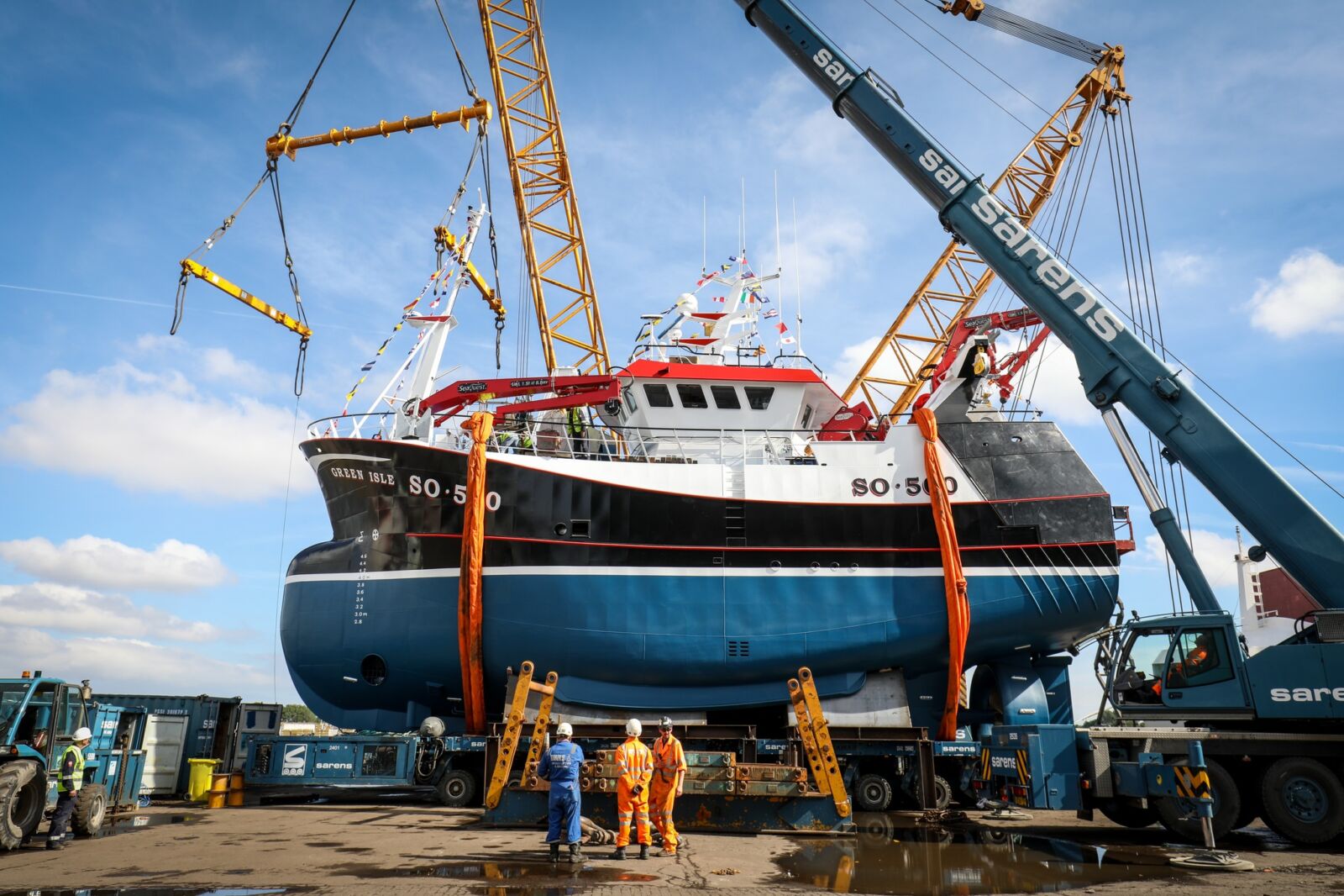 Green Isle launched in Middlesbrough - Parkol Marine Engineering Ltd