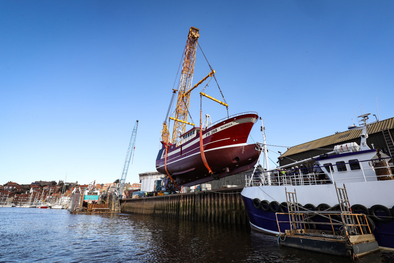 Valhalla launched in Whitby - Parkol Marine Engineering Ltd