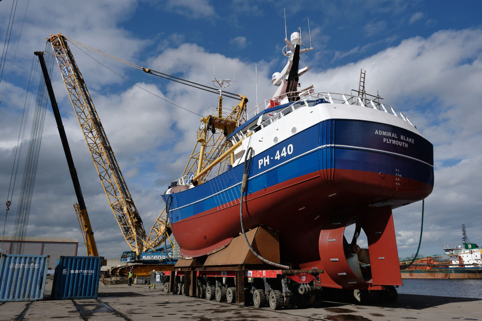Admiral Blake launched in Middlesbrough - Parkol Marine Engineering Ltd